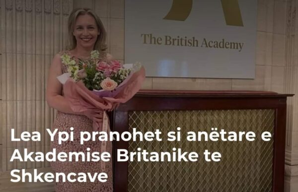 Lea Ypi zgjidhet anëtare e Akademisë së Shkencave të Anglisë - Albspirit