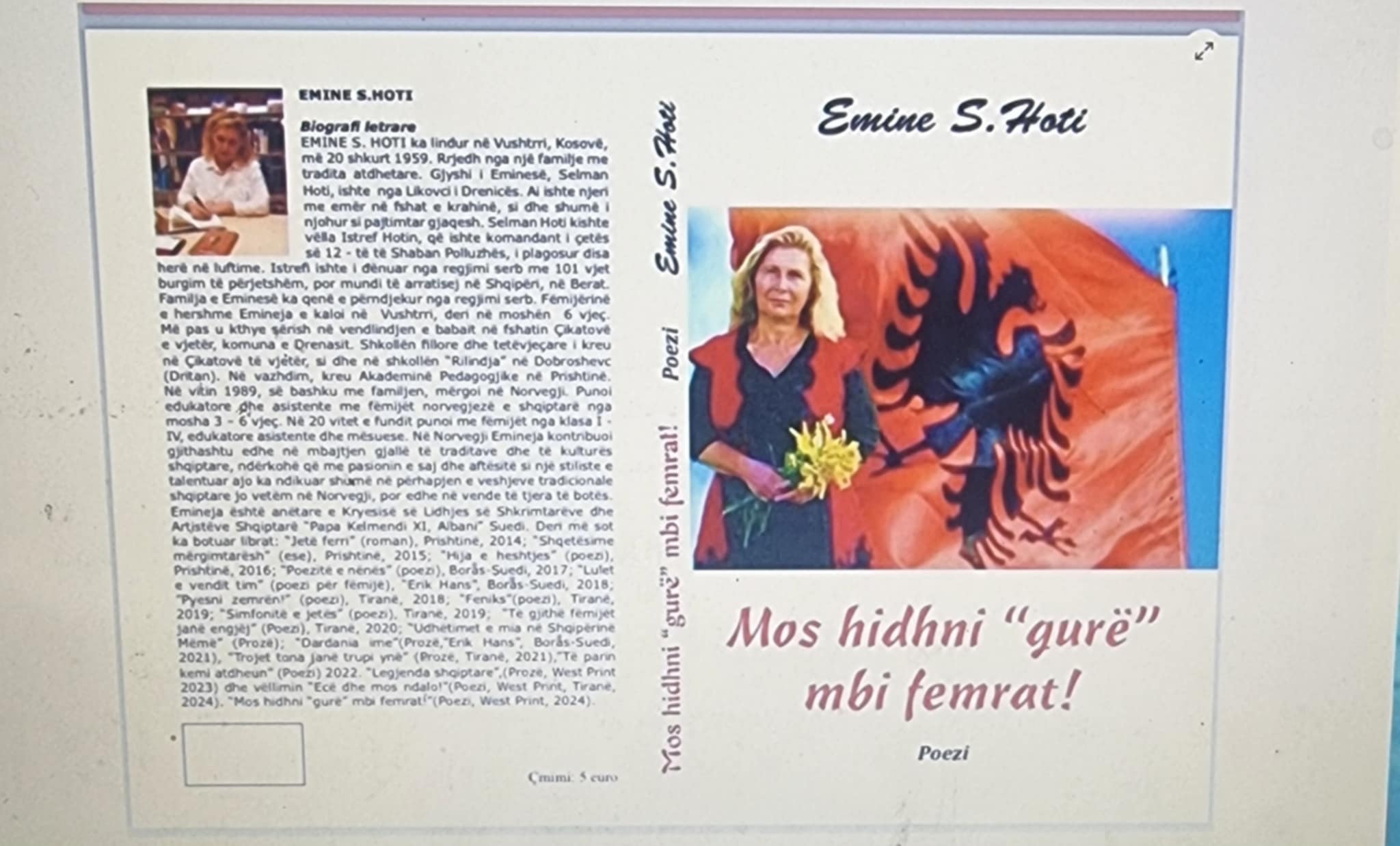 Emine S. Hoti dhe libri i saj “Mos hidhni 'gurë' mbi femrat"! - Albspirit
